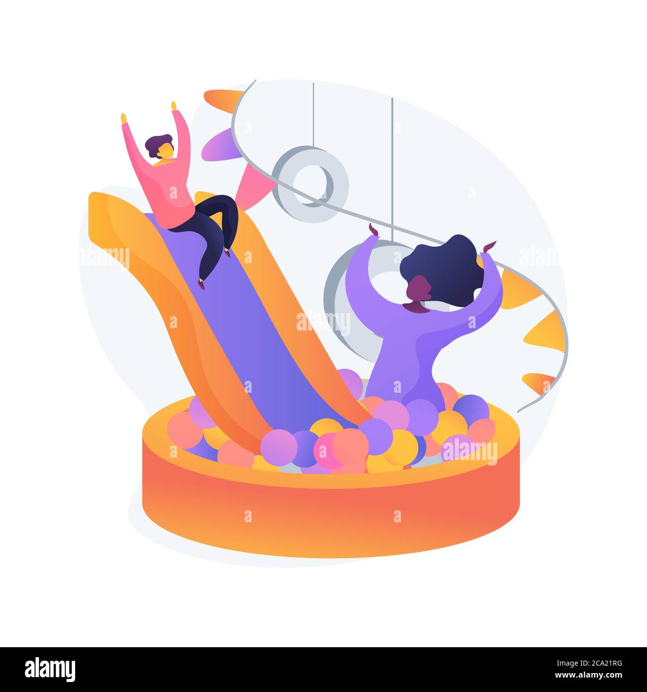 Playroom for kids abstract concept vector illustration Stock Vector ...