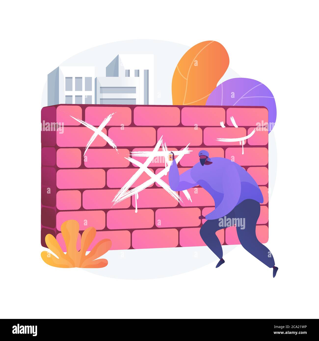 Vandalism abstract concept vector illustration Stock Vector Image & Art ...
