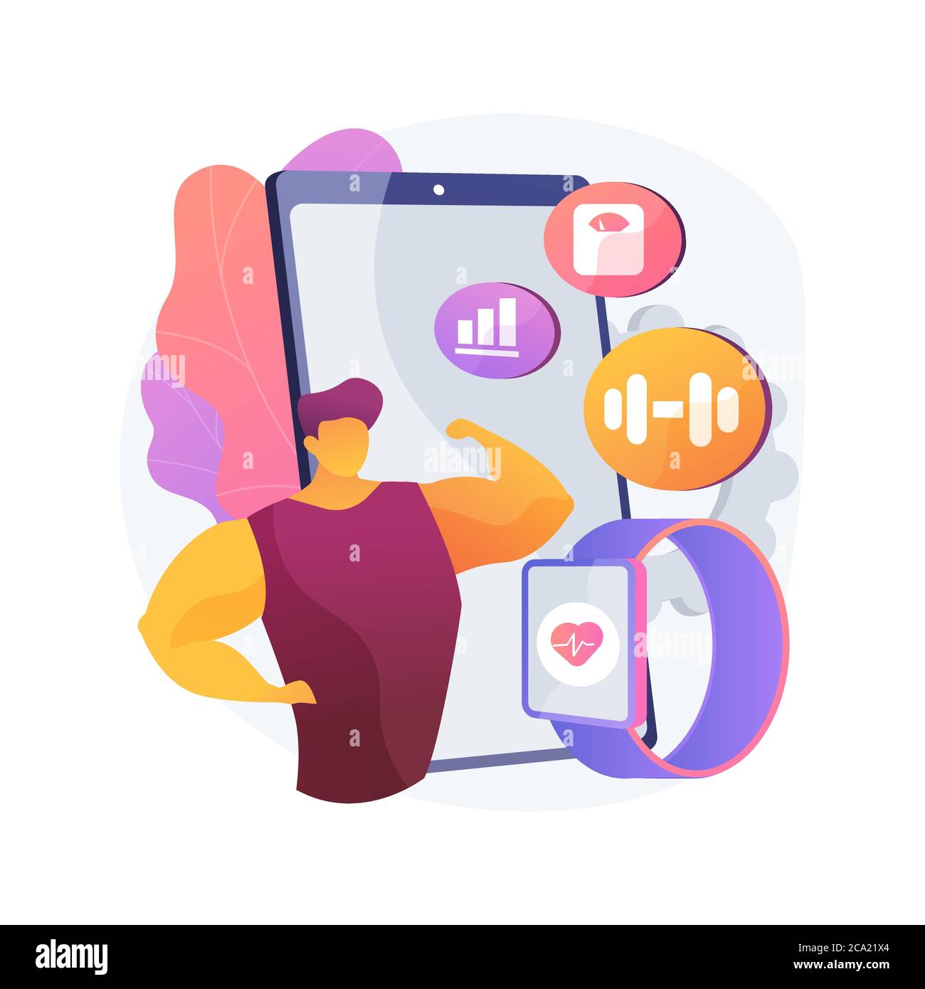 Smart training abstract concept vector illustration Stock Vector Image ...