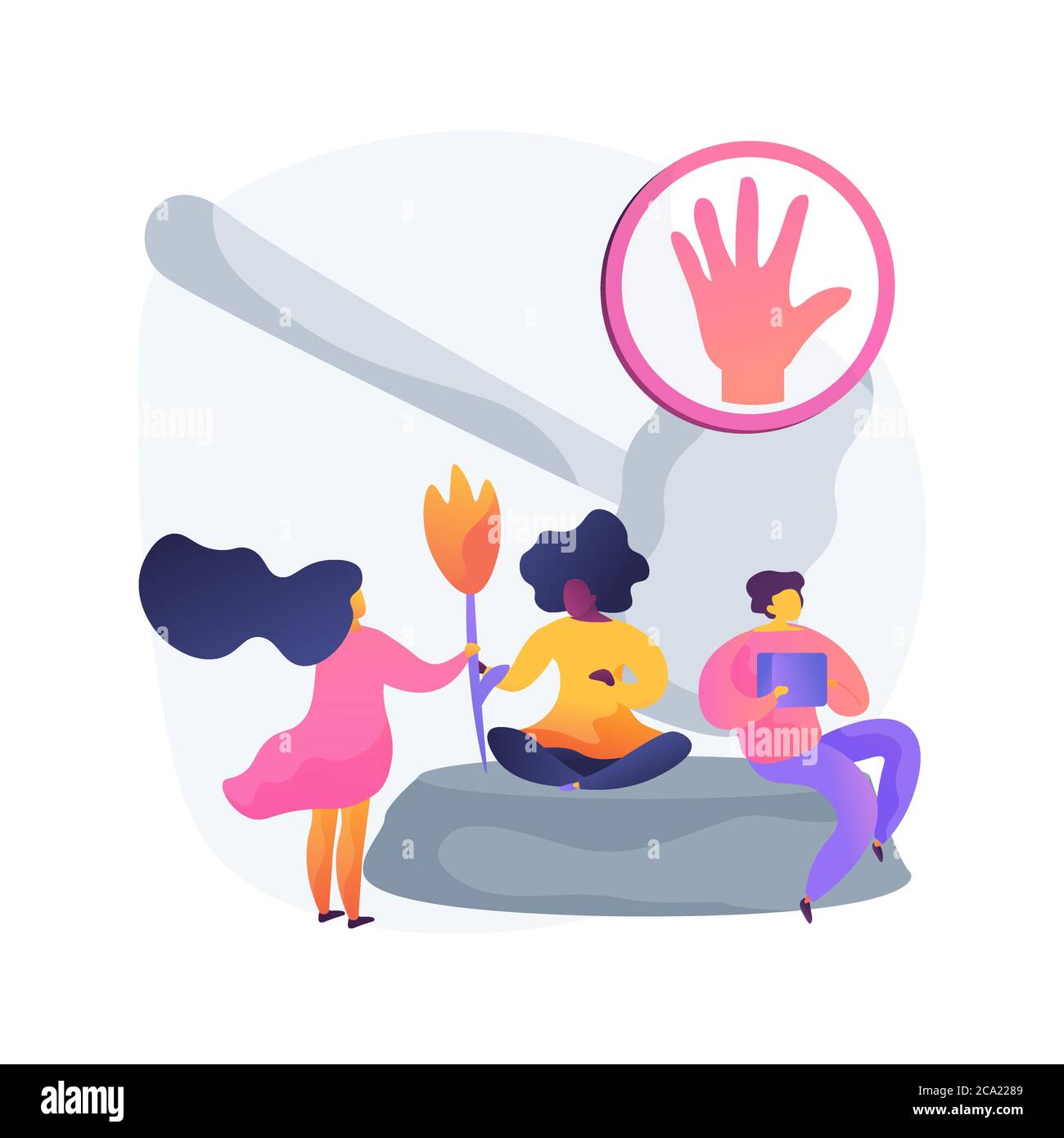 Youth rights abstract concept vector illustration Stock Vector Image ...