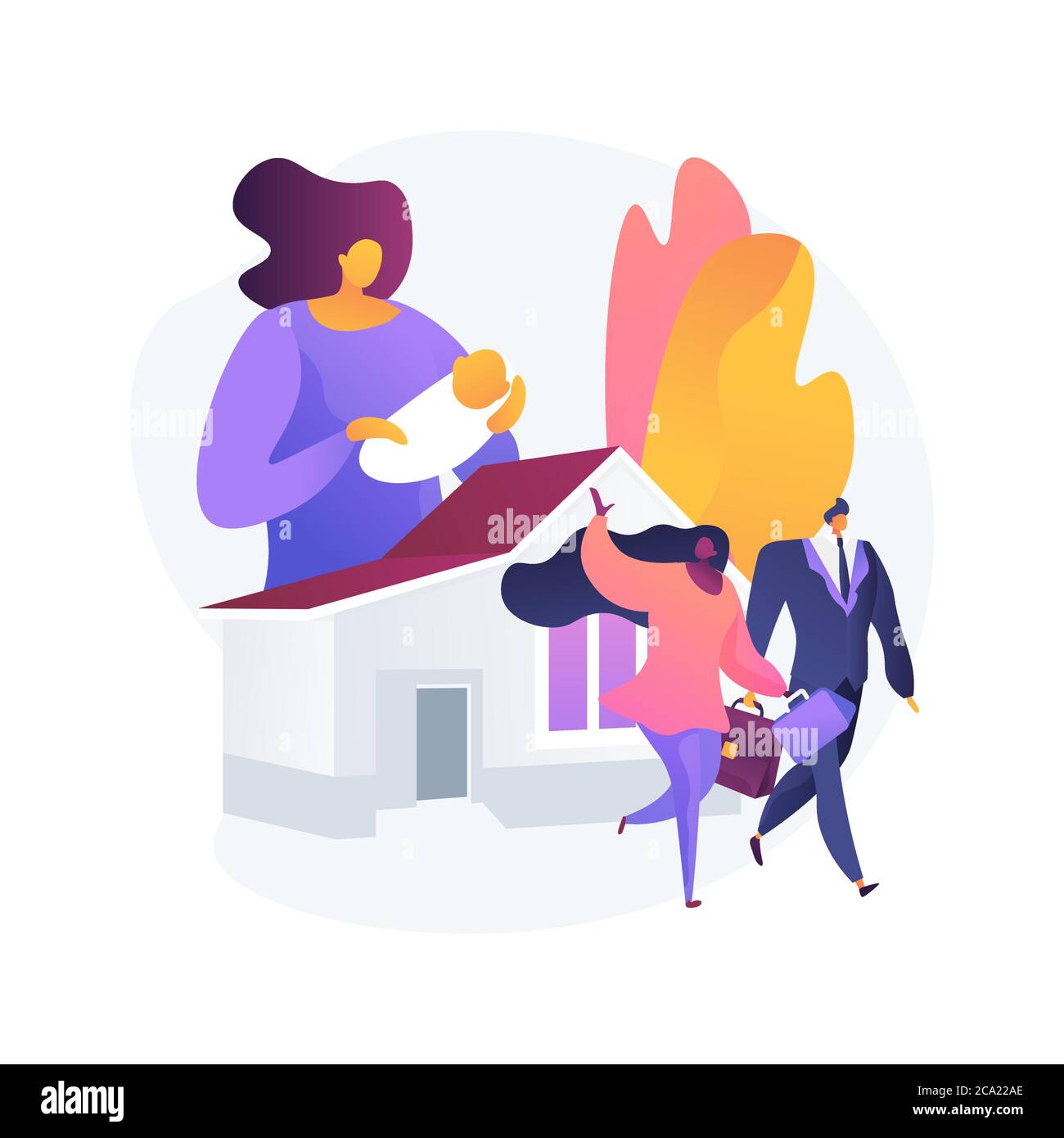 Babysitting services abstract concept vector illustration Stock Vector ... Babysitting services abstract concept vector illustration Stock Vector ...