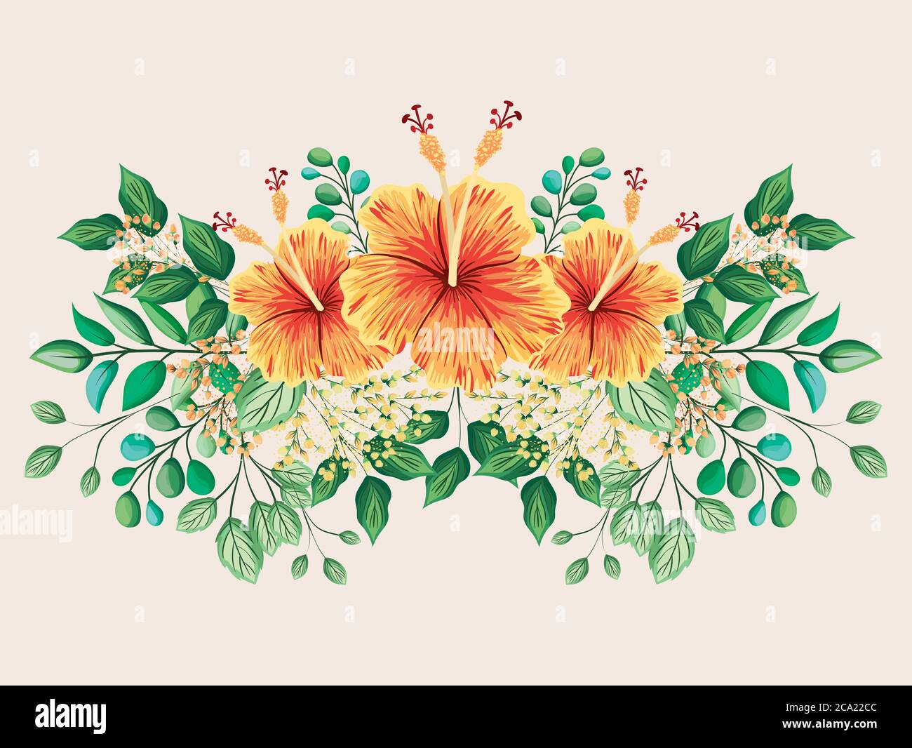 Hawaiian Flower Design