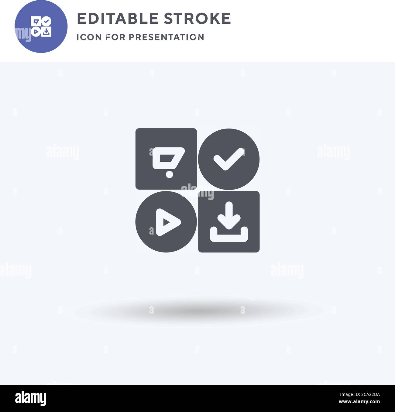 Symbols icon vector, filled flat sign, solid pictogram isolated on ...