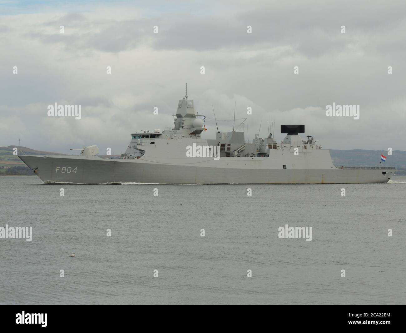 HNLMS De Ruyter (F804), a De Zeven Provincien-class frigate operated by ...