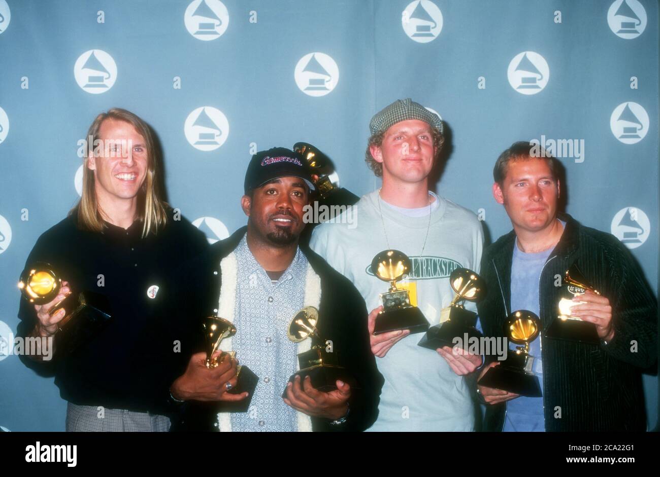 Los Angeles, California, USA 28th February 1996 (L-R) Musicians Jim ...