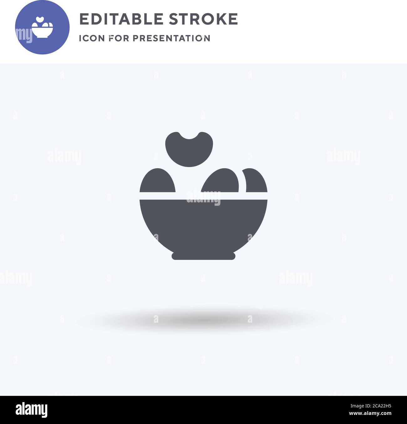 Chips icon vector, filled flat sign, solid pictogram isolated on white ...