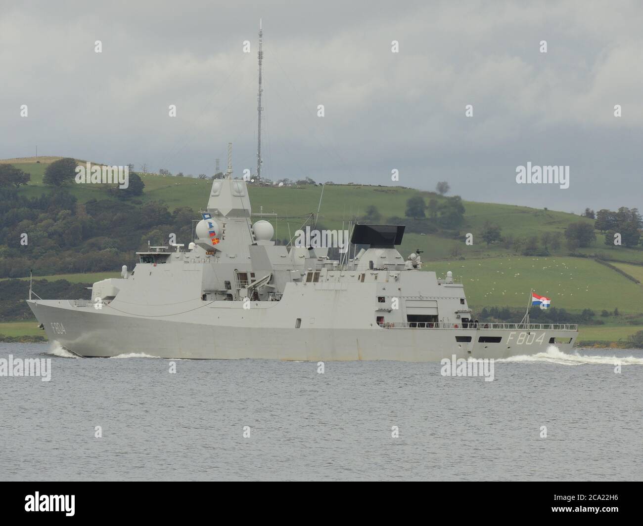 HNLMS De Ruyter (F804), a De Zeven Provincien-class frigate operated by ...
