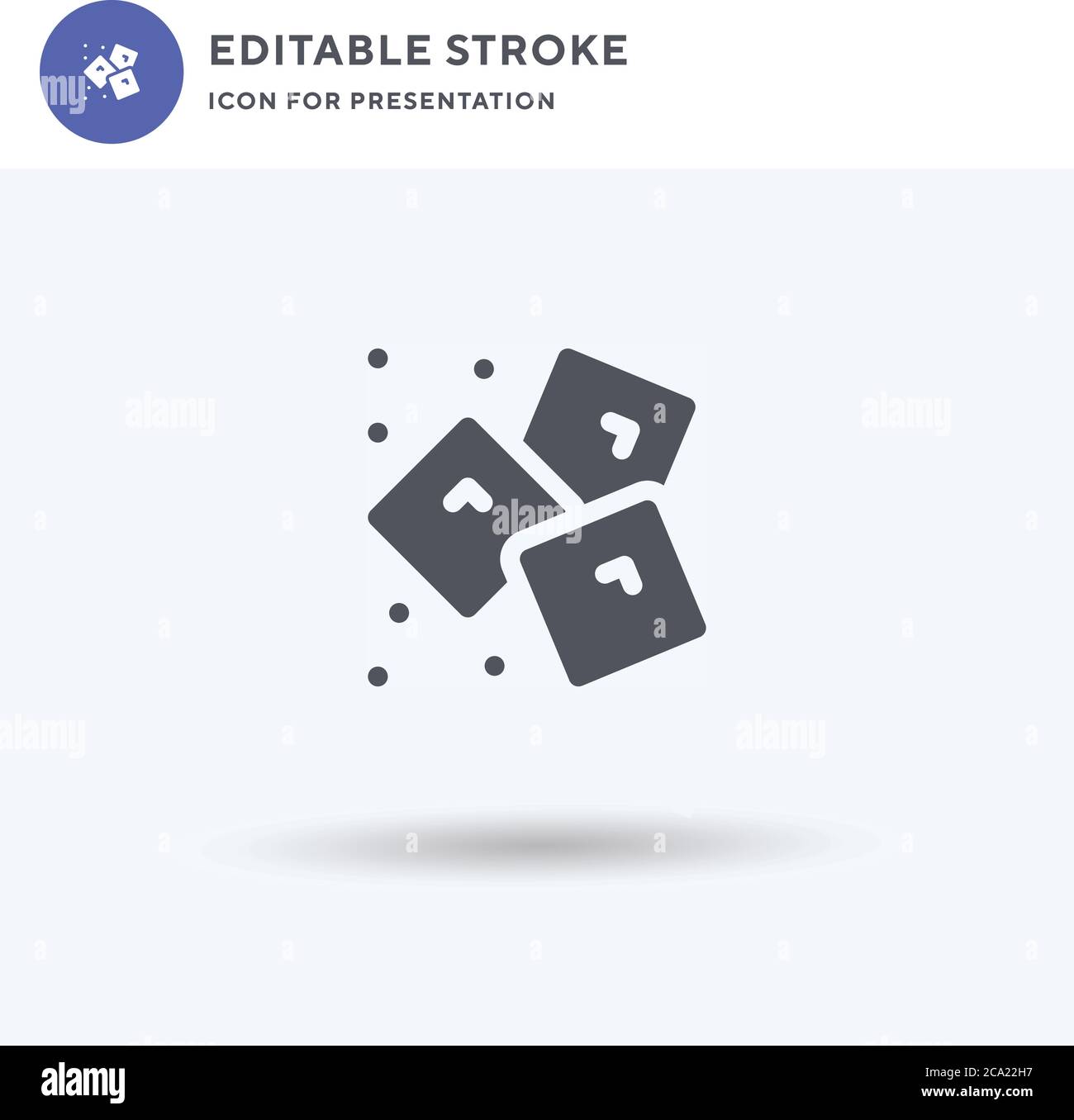 Ice icon vector, filled flat sign, solid pictogram isolated on white ...