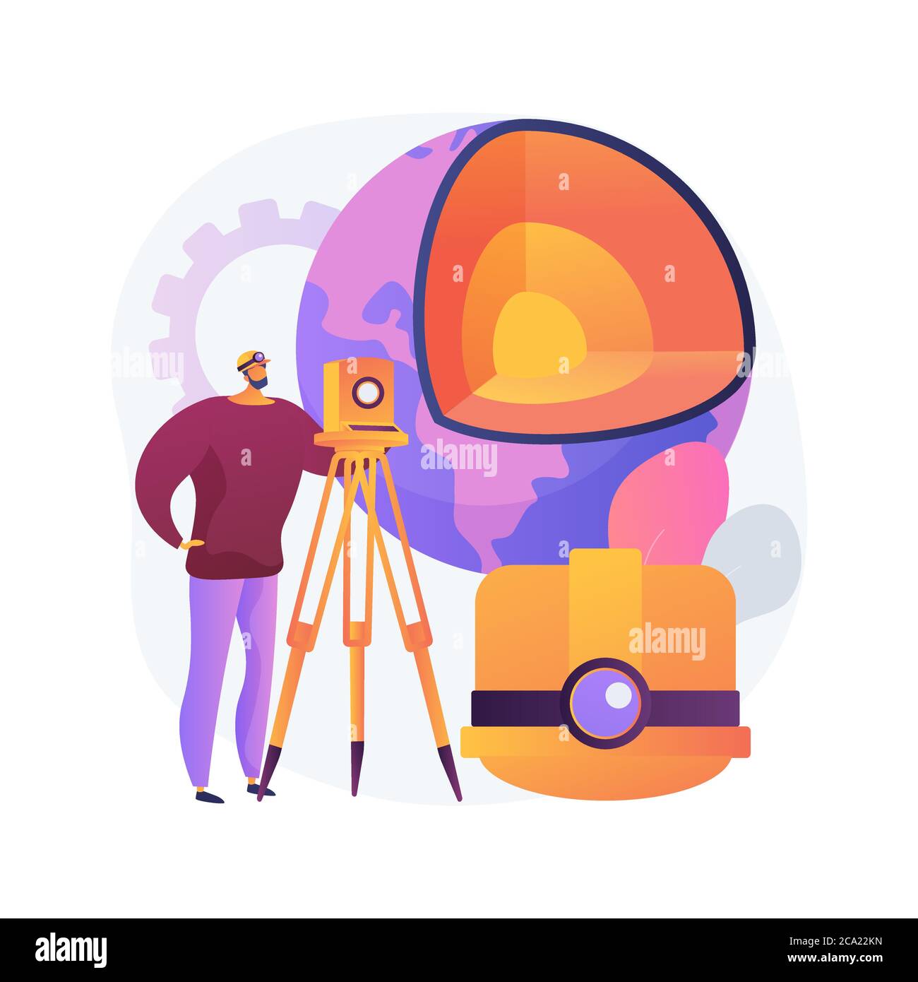 Geophysics survey Stock Vector Images - Alamy