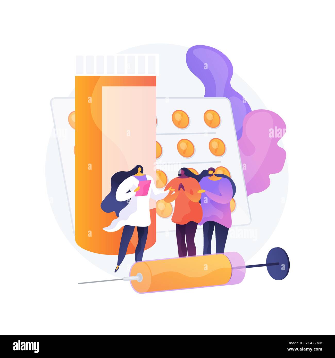 Infertility treatment abstract concept vector illustration Stock Vector ...