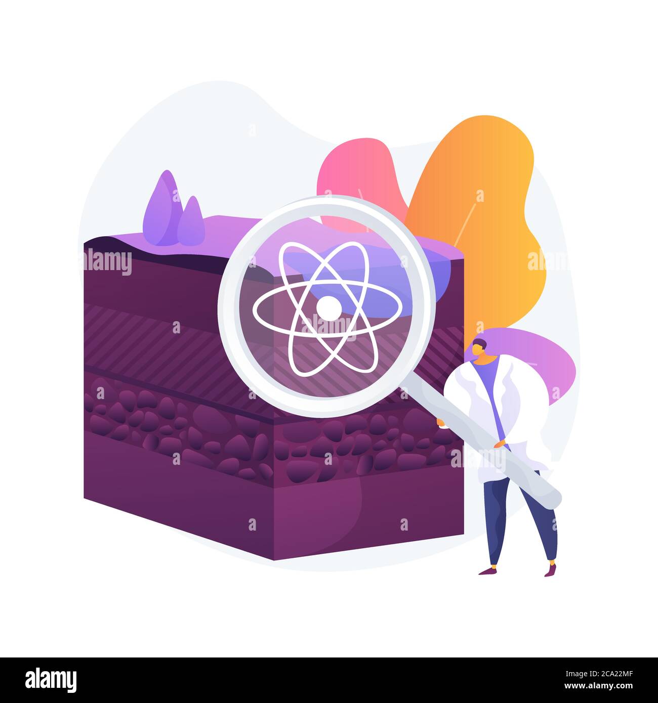 Soil science abstract concept vector illustration Stock Vector Image ...