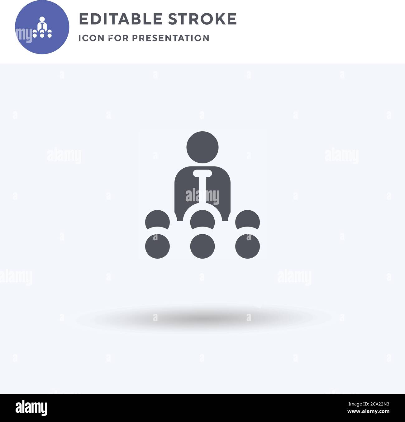 Trainer icon vector, filled flat sign, solid pictogram isolated on ...