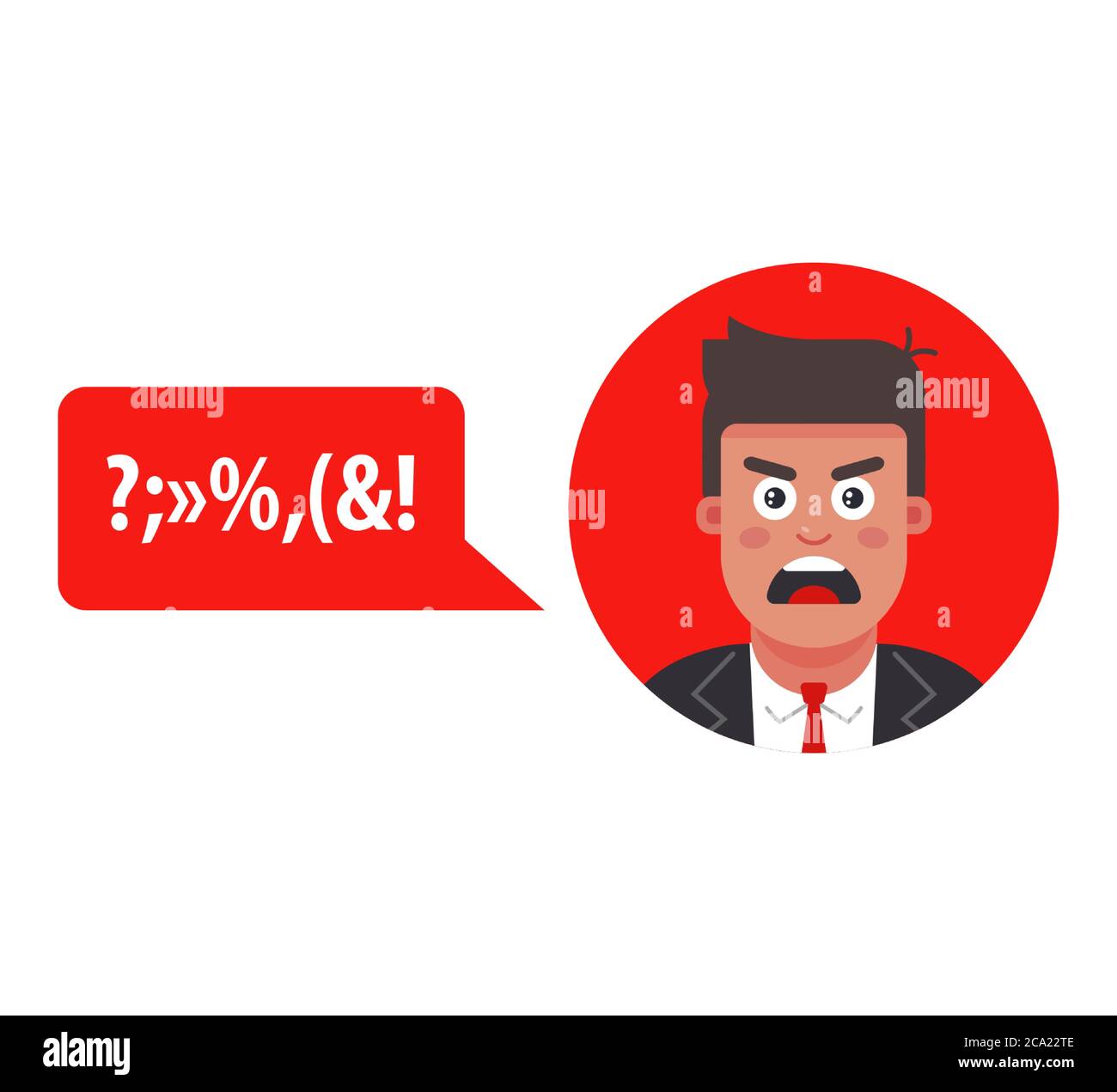 Swearing bubble hi-res stock photography and images - Alamy