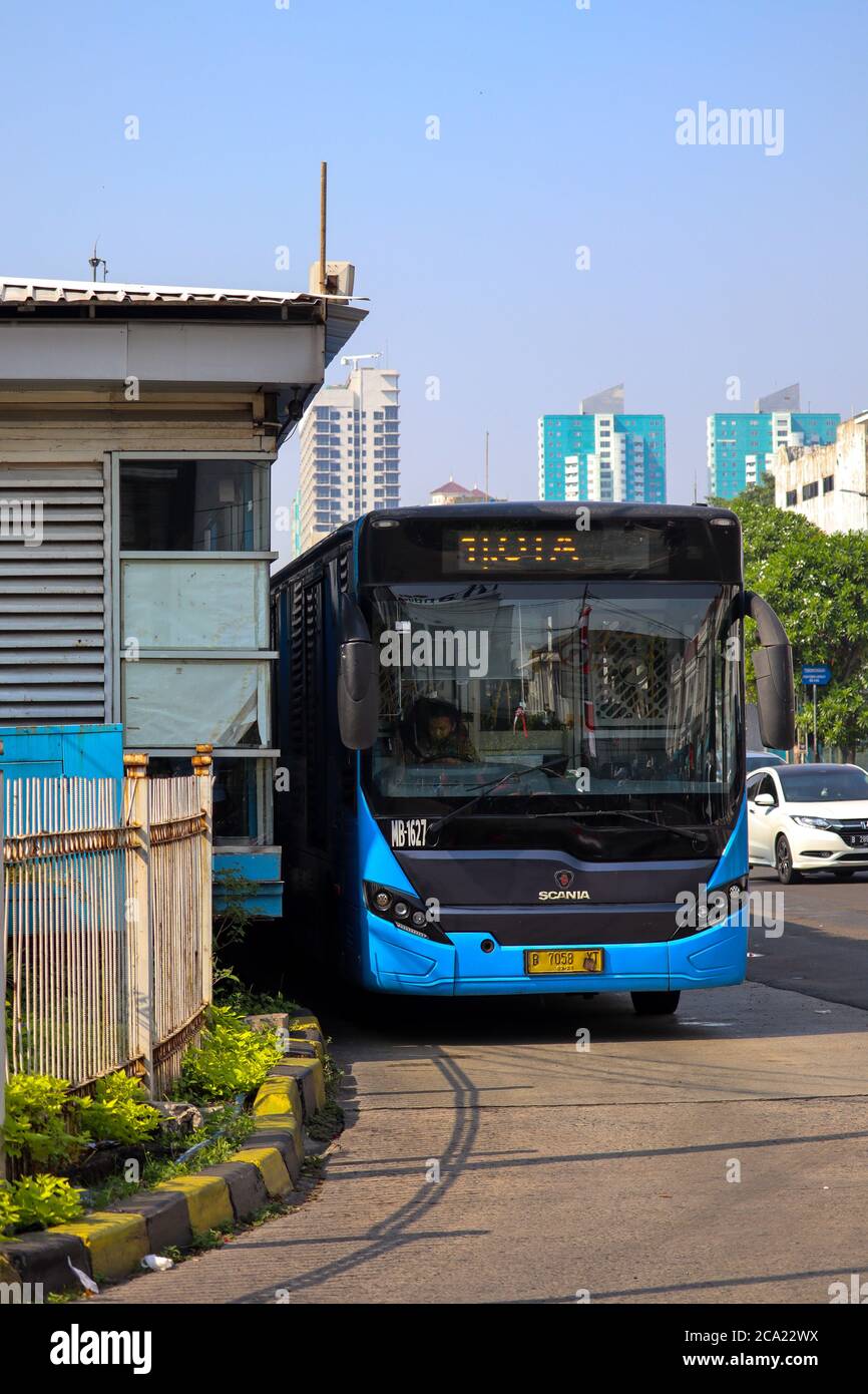 Transjakarta bus hi-res stock photography and images - Alamy
