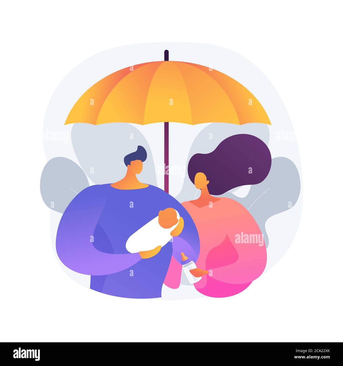 Child protection abstract concept vector illustration Stock Vector ...