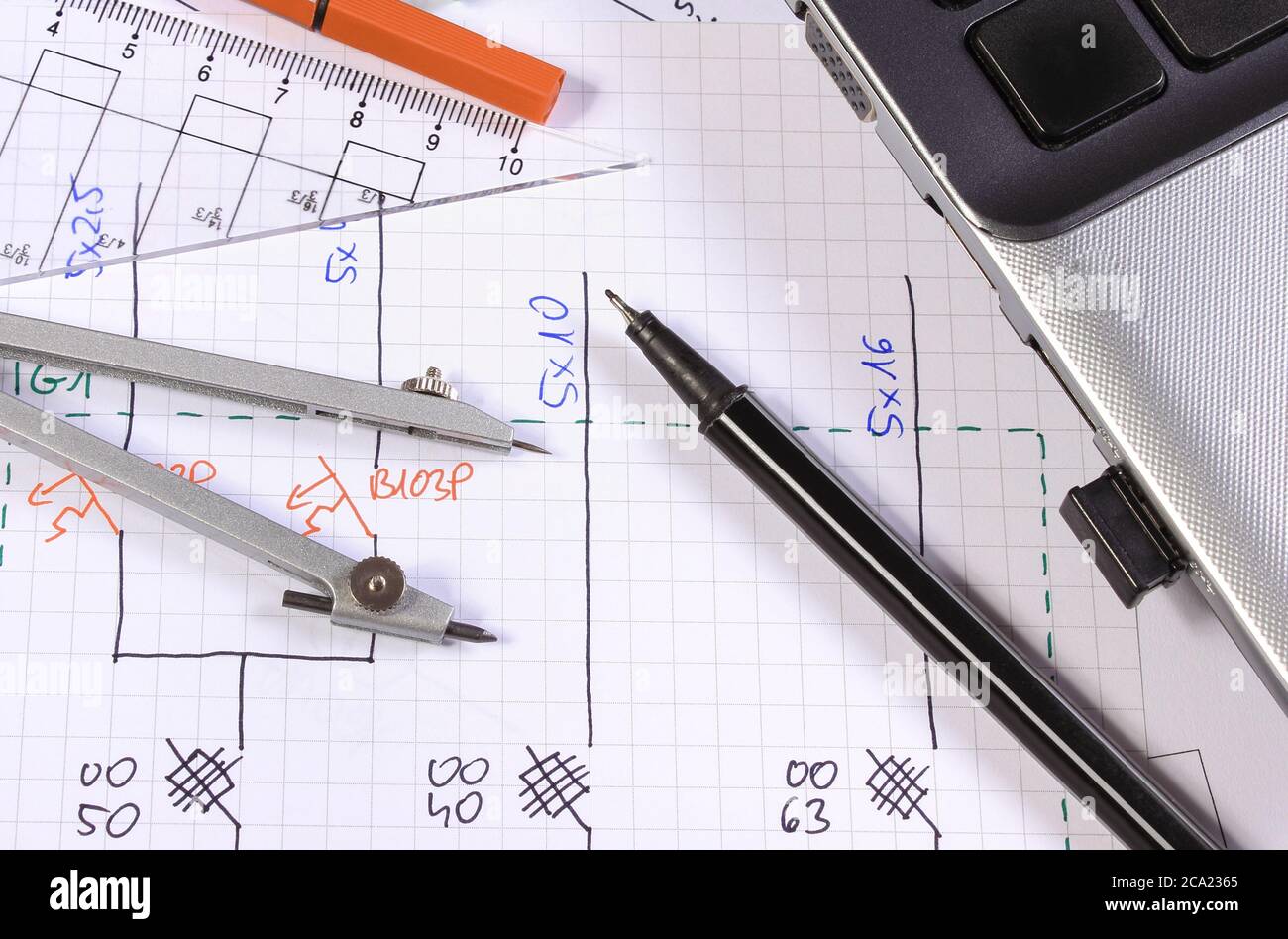 Engineering diagrams hi-res stock photography and images - Alamy