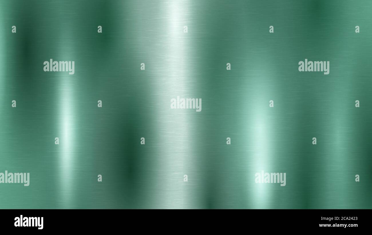 Abstract background with metal texture in turquoise color Stock Vector ...