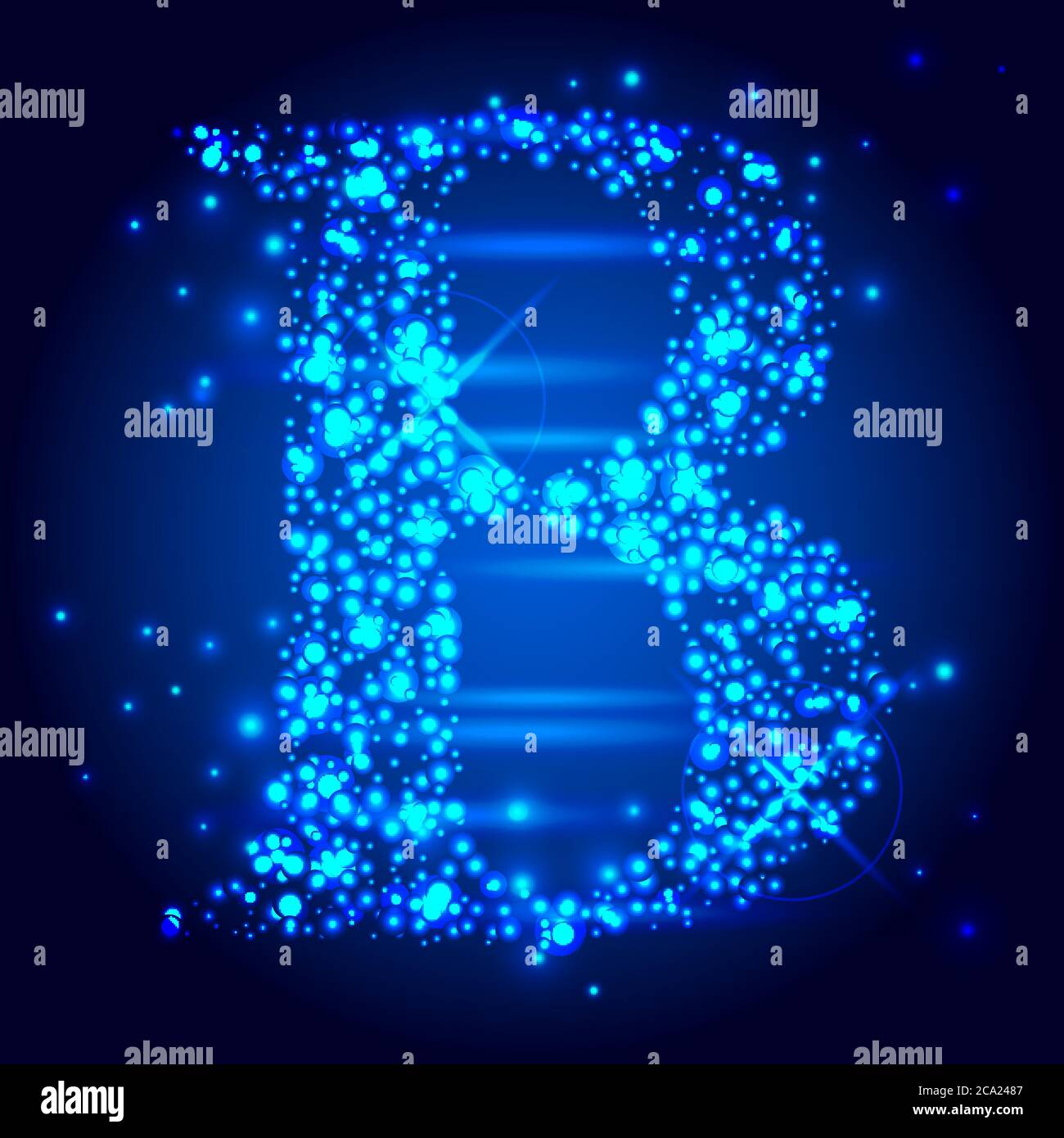 Blue fonts Stock Vector Images - Alamy