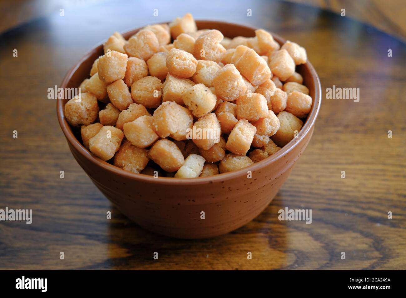 Nigerian Chin Chin Served in a bowl at home Stock Photo - Alamy