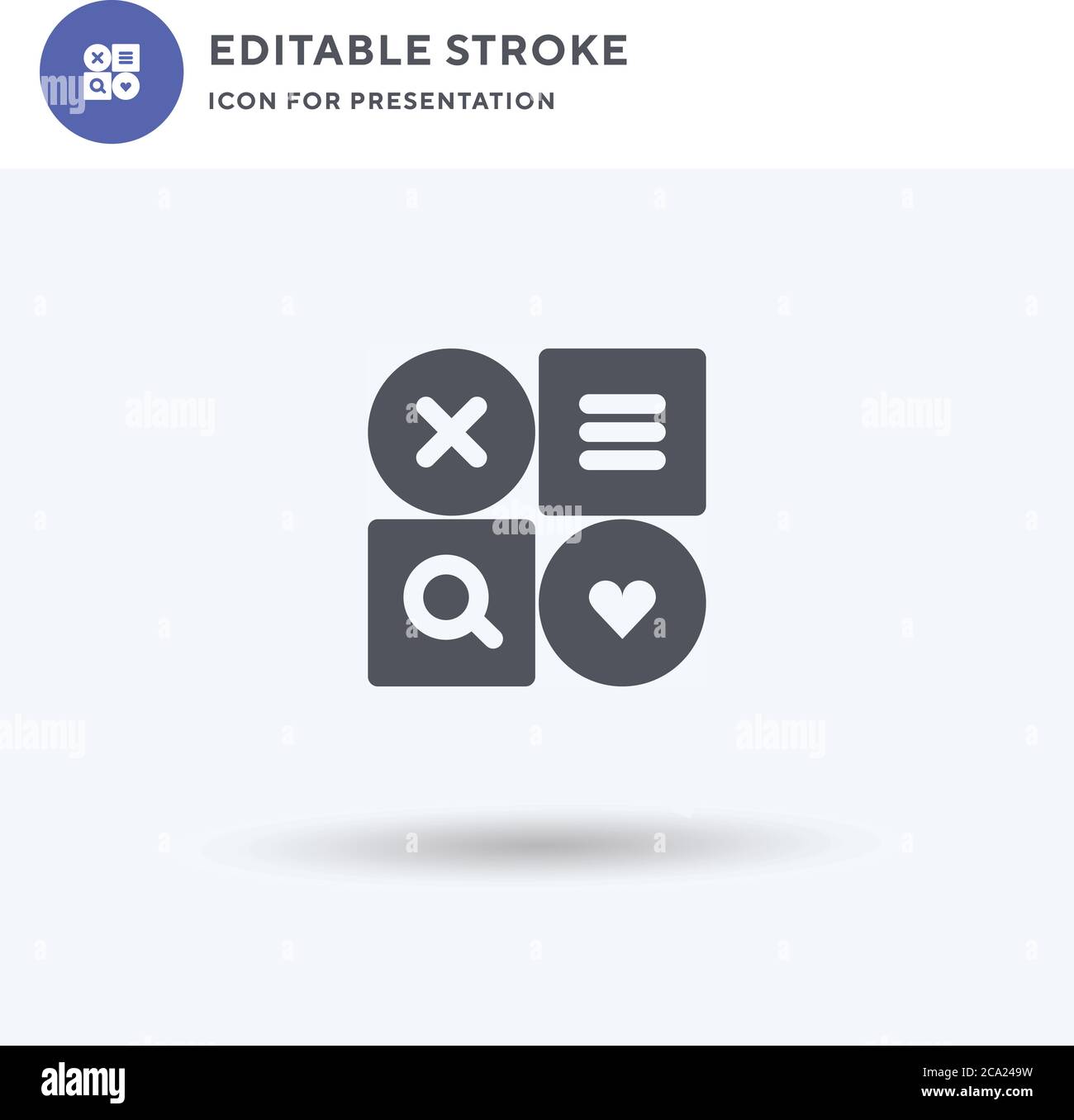 Symbols icon vector, filled flat sign, solid pictogram isolated on ...