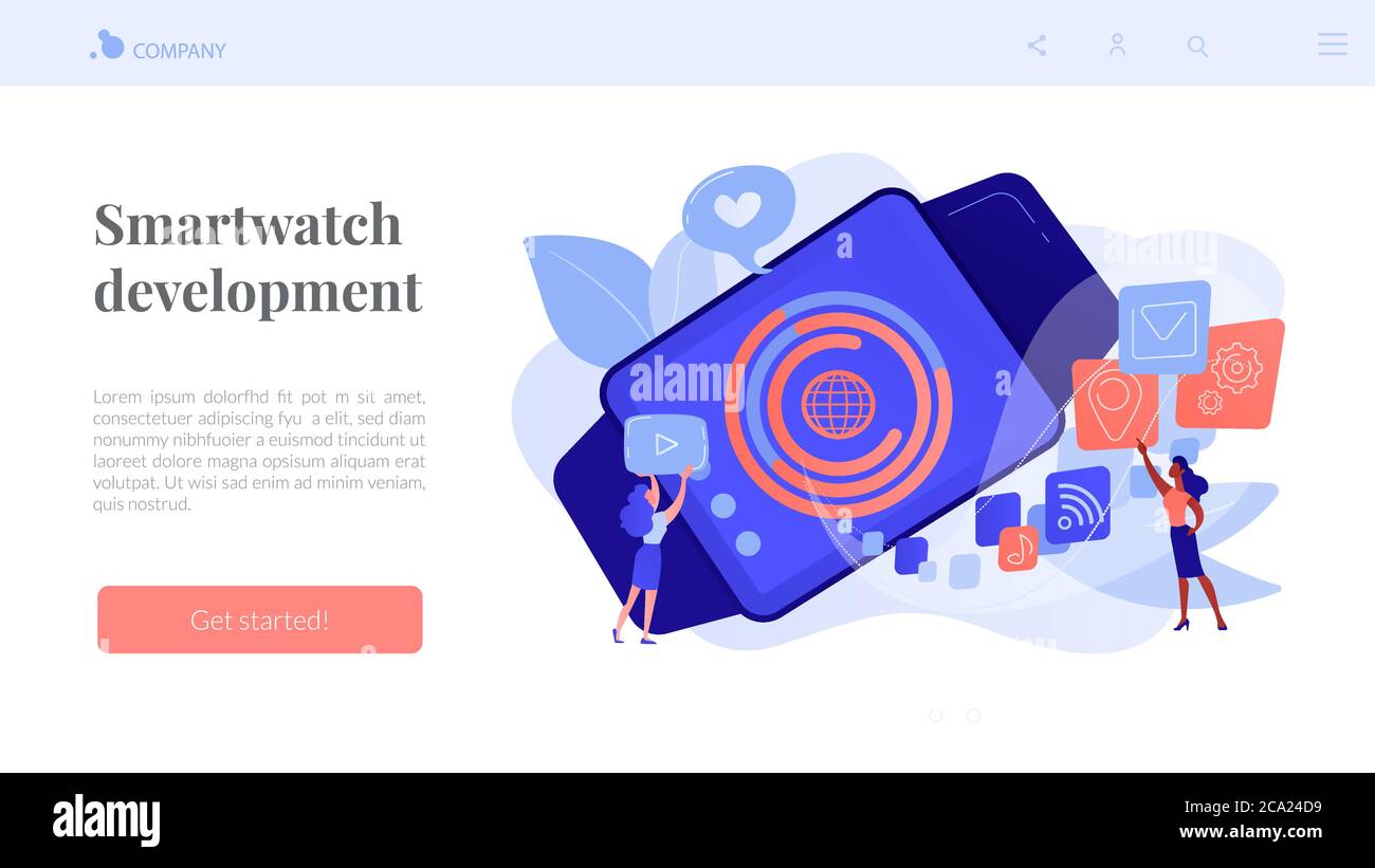 Software smartwatch hi-res stock photography and images - Alamy