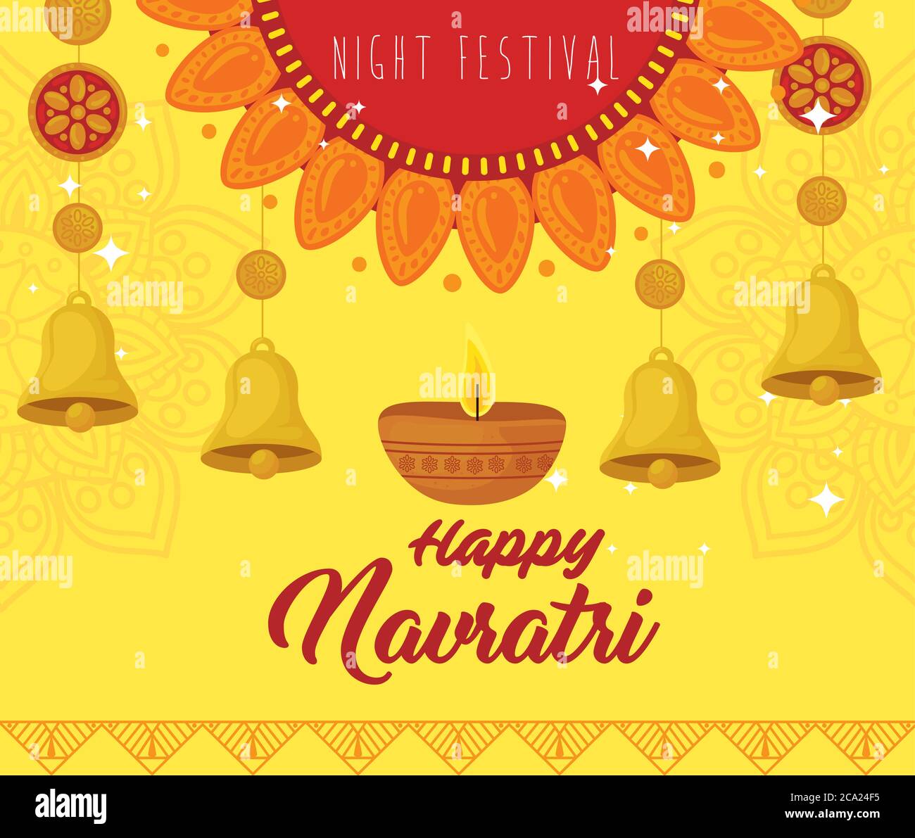 Indian bells Stock Vector Images - Alamy