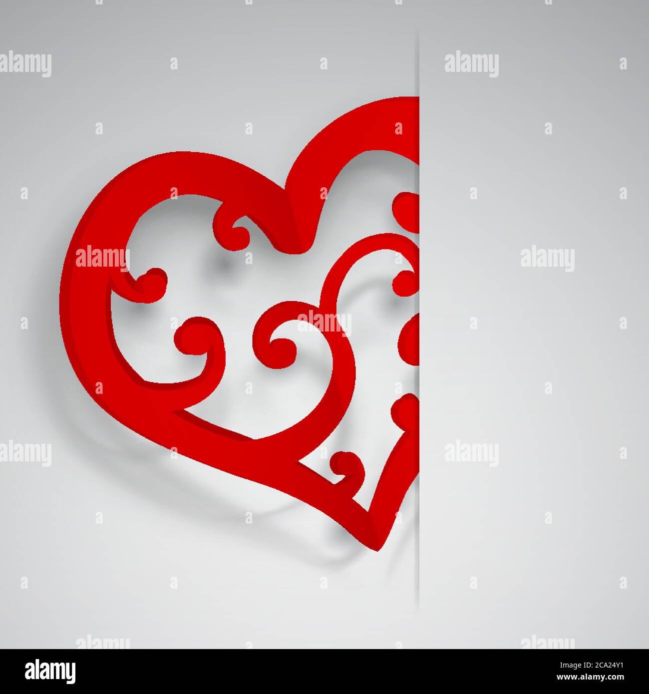 Big red curls Stock Vector Images - Alamy