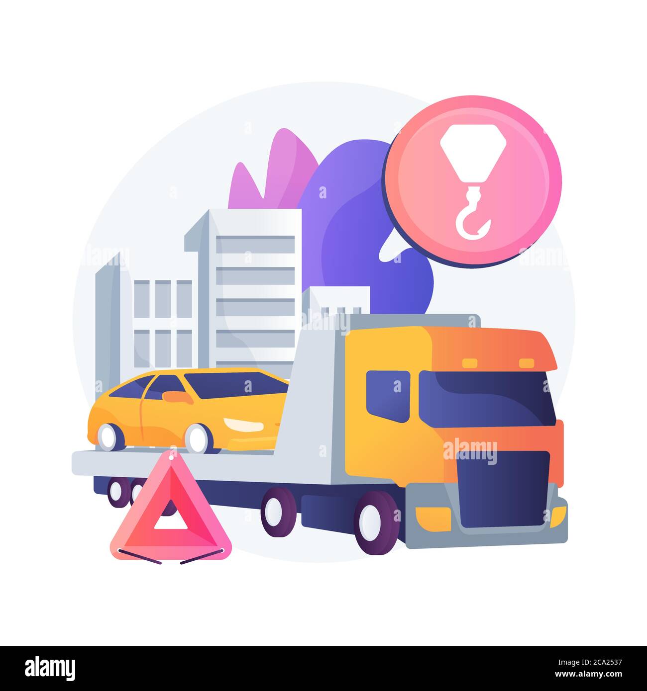 Roadside assistance abstract concept vector illustration Stock Vector Image & Art - Alamy