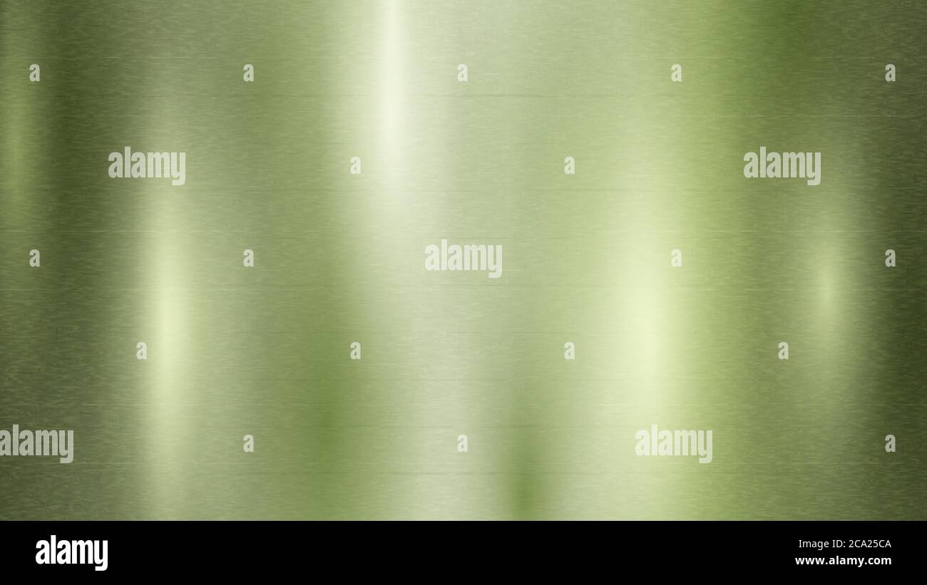 Abstract background with metal texture in light green color Stock ...