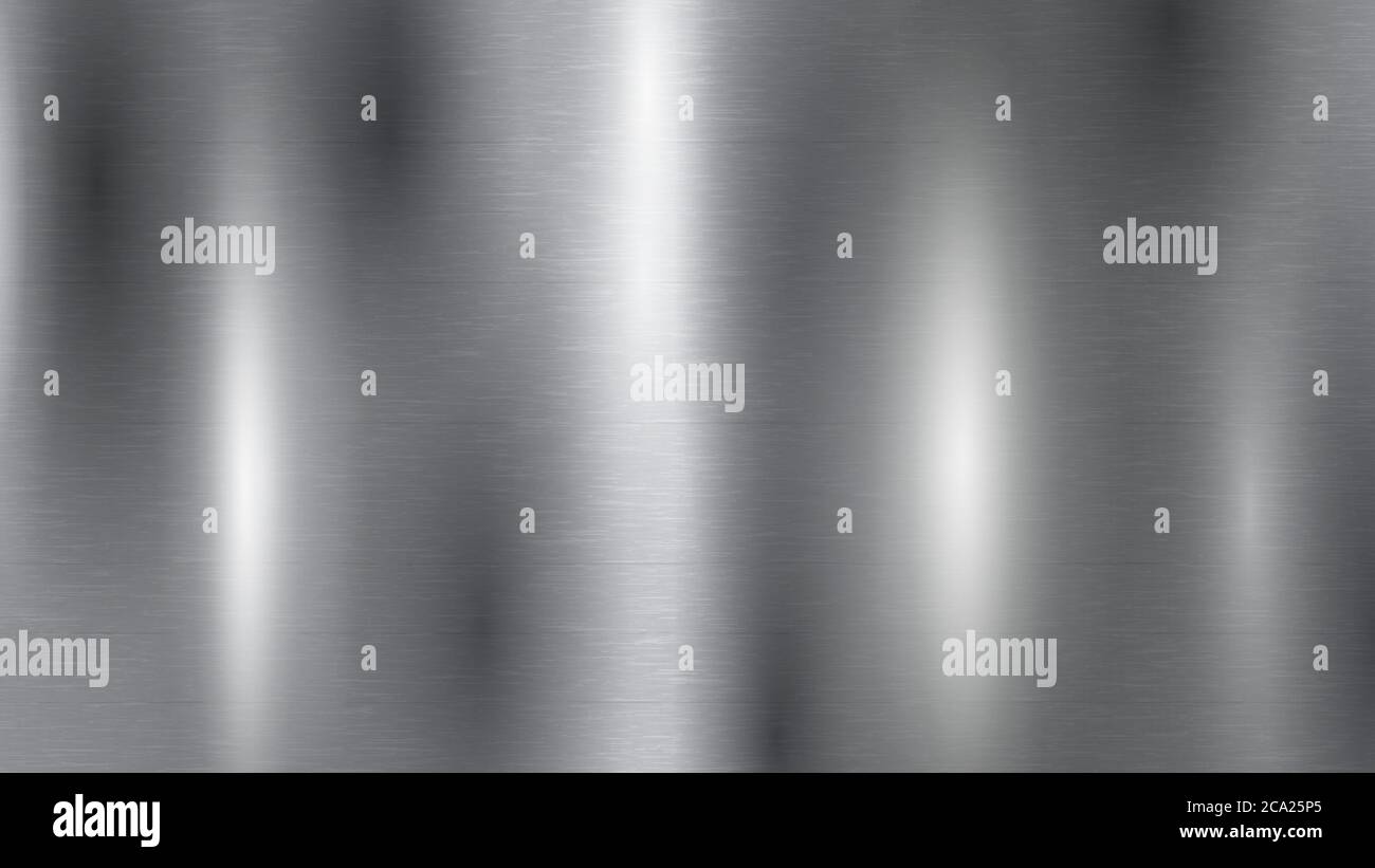 Background with silver metal texture Stock Vector Image & Art - Alamy