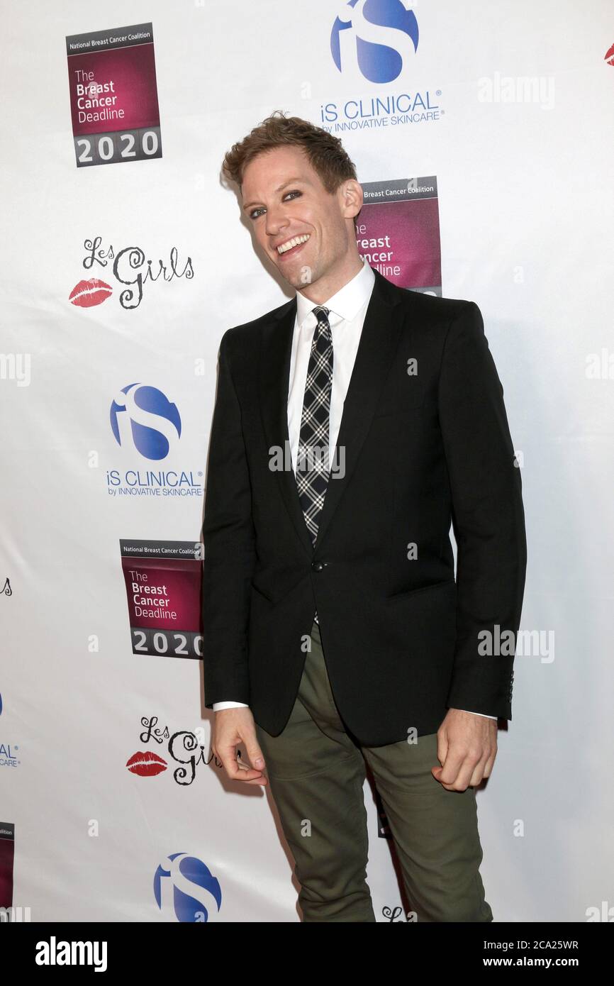 LOS ANGELES - OCT 7: Barrett Foa at the 18th Annual Les Girls Cabaret ...