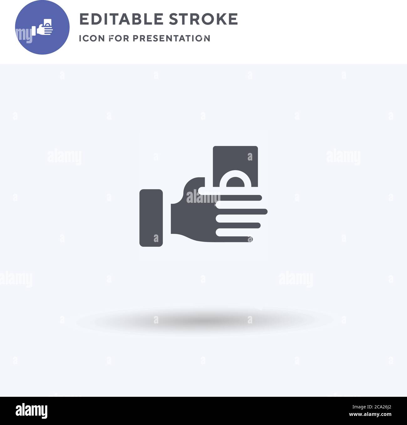 Pay icon vector, filled flat sign, solid pictogram isolated on white ...