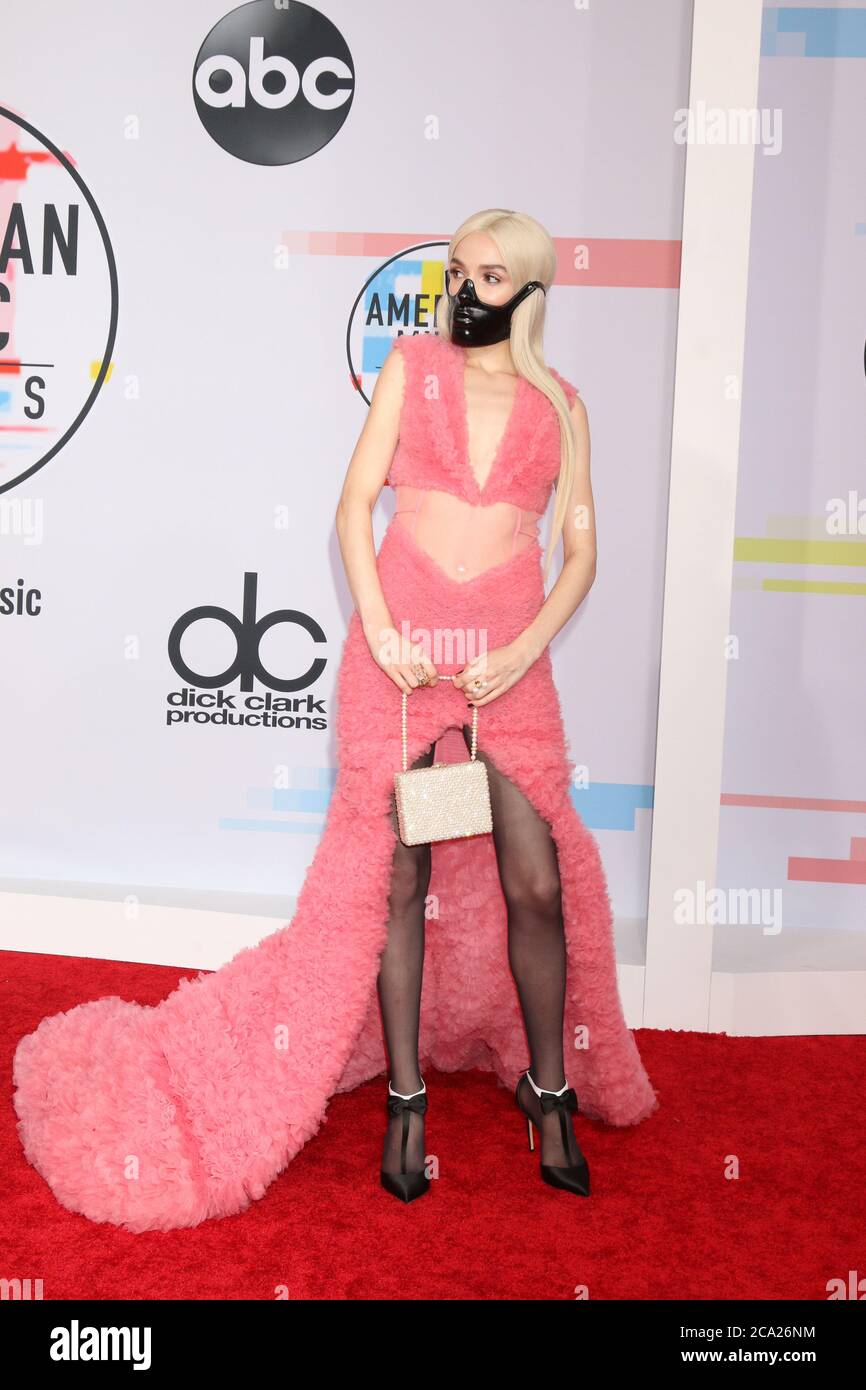 LOS ANGELES - OCT 9: Poppy at the 2018 American Music Awards at the ...