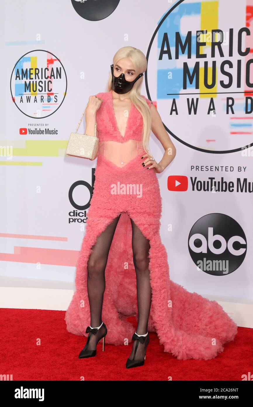 LOS ANGELES - OCT 9: Poppy at the 2018 American Music Awards at the ...