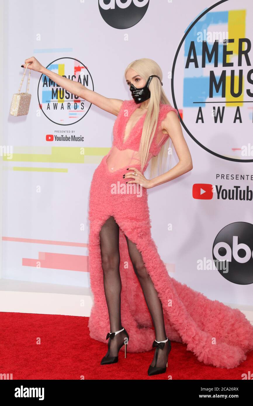 LOS ANGELES - OCT 9: Poppy at the 2018 American Music Awards at the ...