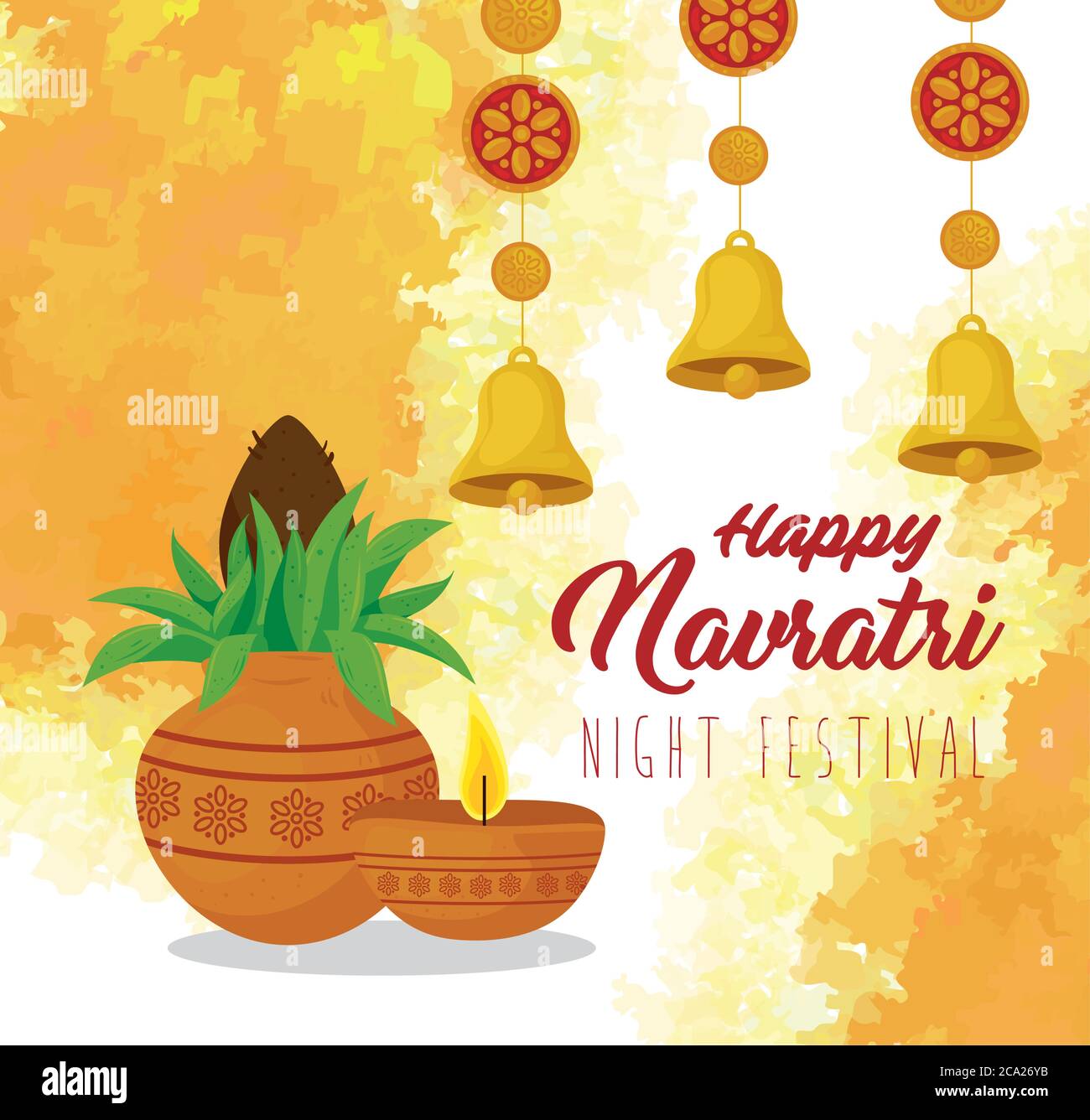 Indian bells Stock Vector Images - Alamy