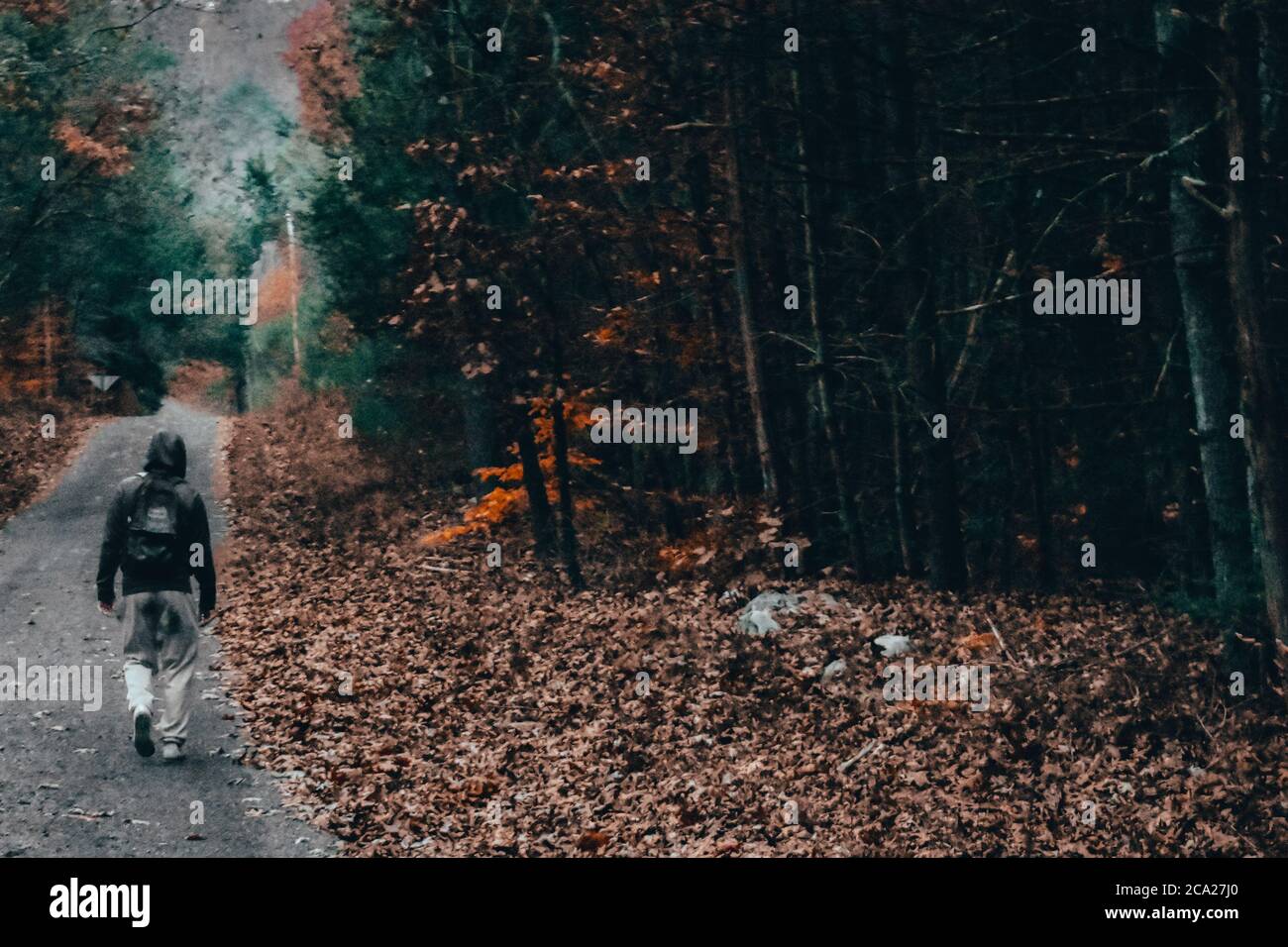 Lonely man walking hi-res stock photography and images - Alamy