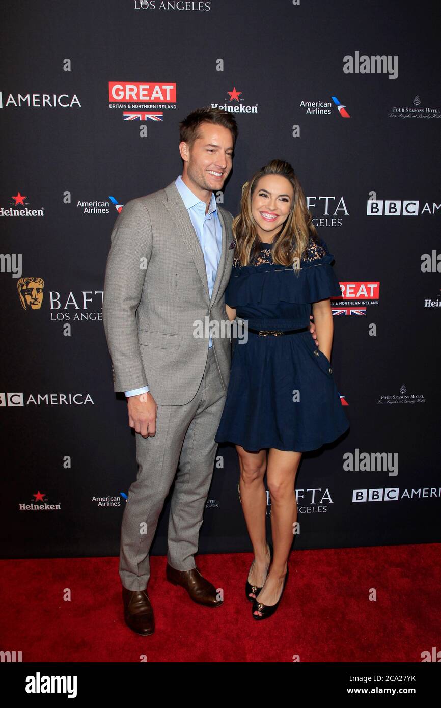 LOS ANGELES - JAN 6: Justin Hartley, Chrishell Hartley at the 2018 ...