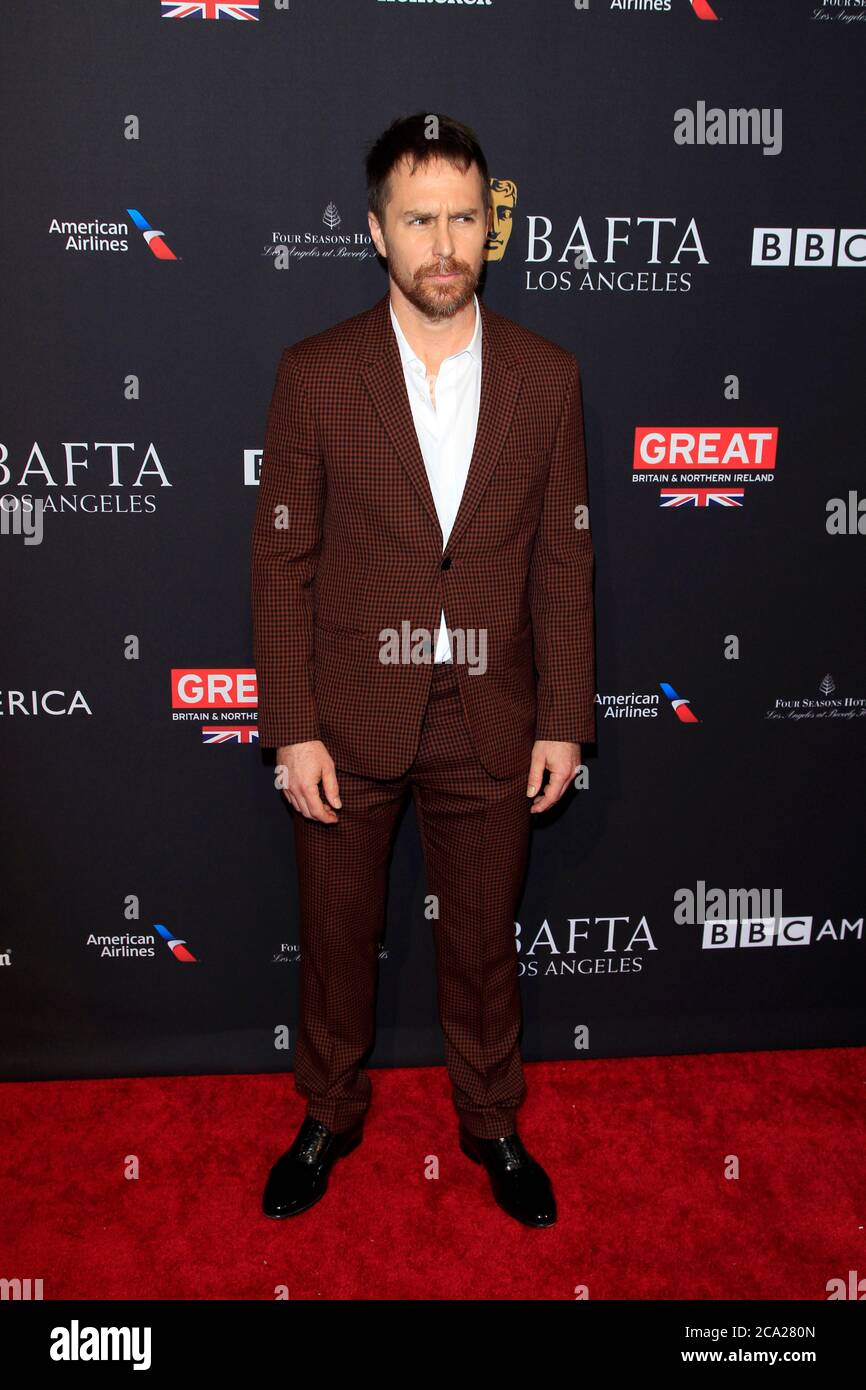 LOS ANGELES - JAN 6: Sam Rockwell at the 2018 BAFTA Tea Party Arrivals ...