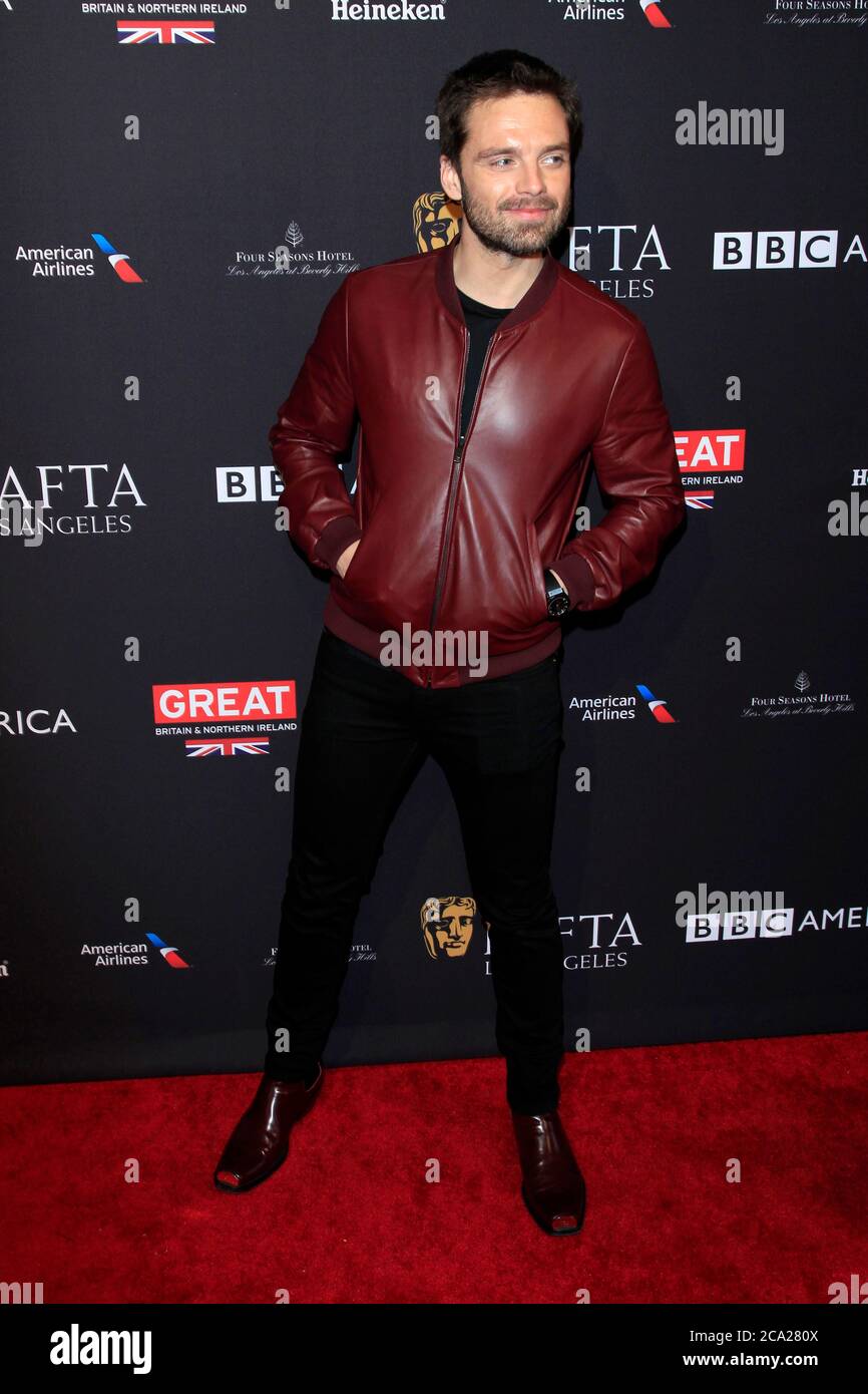 LOS ANGELES - JAN 6: Sebastian Stan at the 2018 BAFTA Tea Party ...