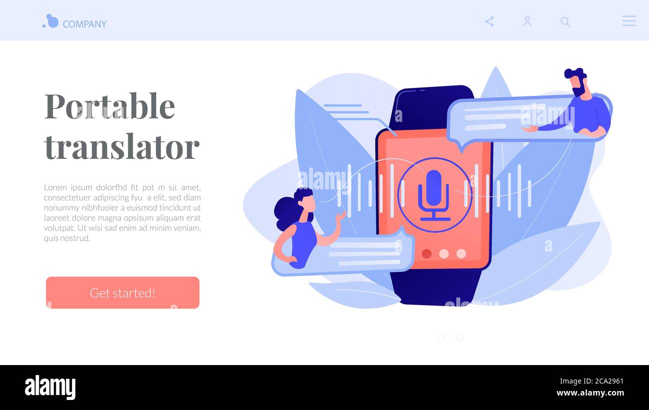 Translator Stock Vector Images - Alamy