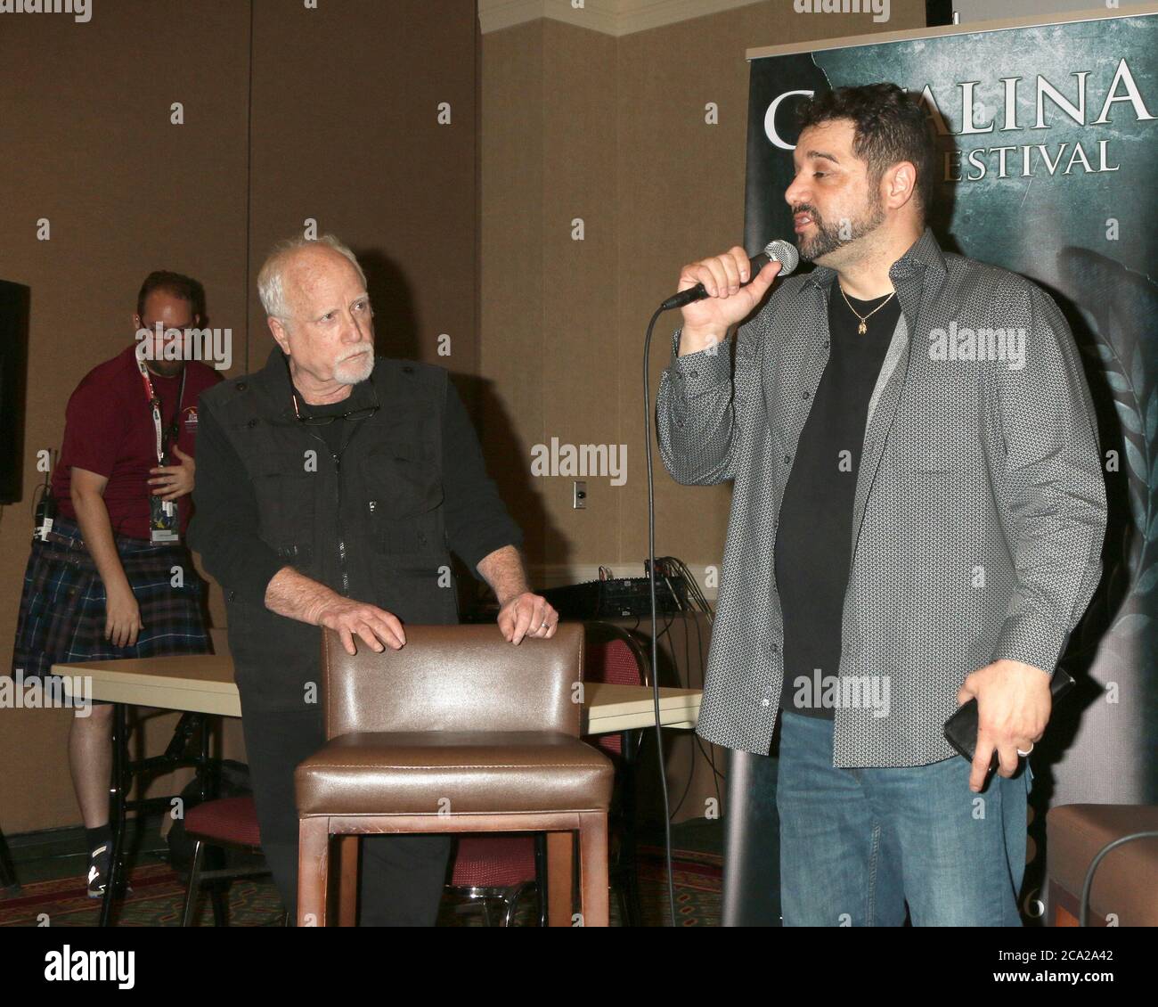 LOS ANGELES - SEP 27: Richard Dreyfuss, Ron Tupper at the Catalina Film ...