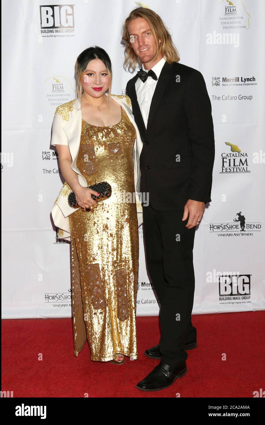 AVALON - SEP 28: Alice Aoki, husband at the Catalina Film Festival ...