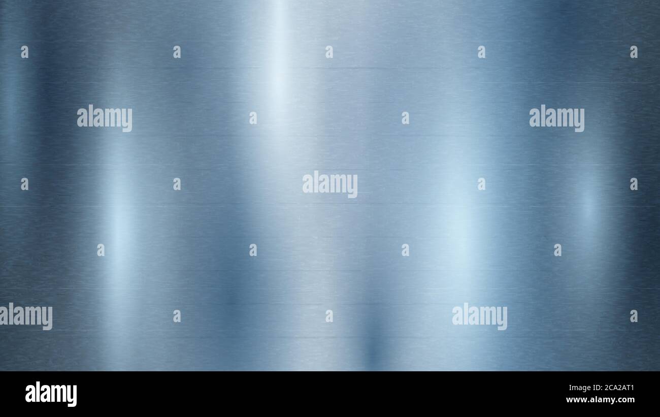 Abstract background with metal texture in light blue color Stock Vector ...