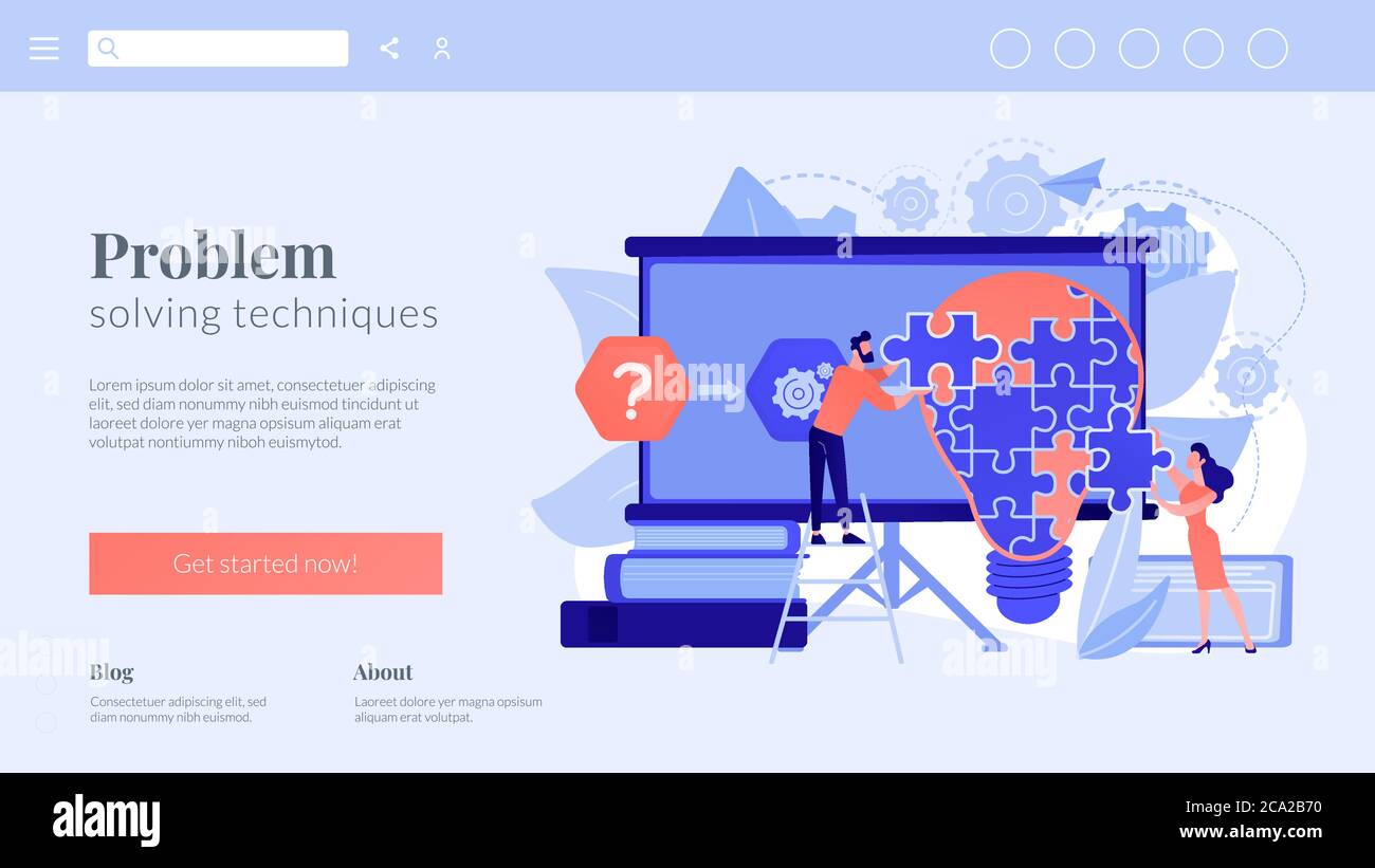 Problem solving techniques hi-res stock photography and images - Alamy