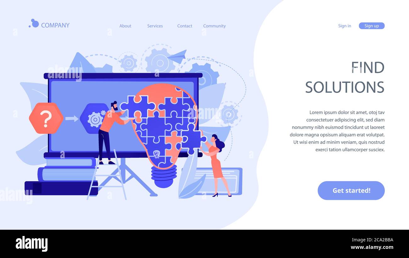 Problem solving techniques hi-res stock photography and images - Alamy