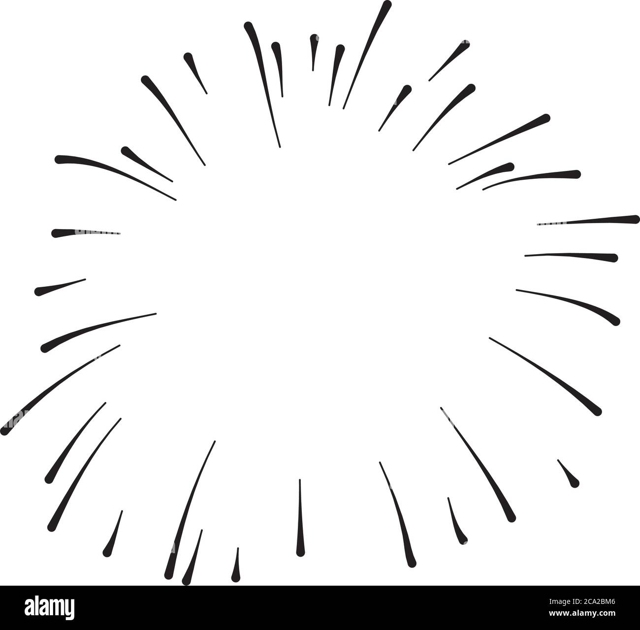 round fireworks burst icon over white background, silhouette style ...