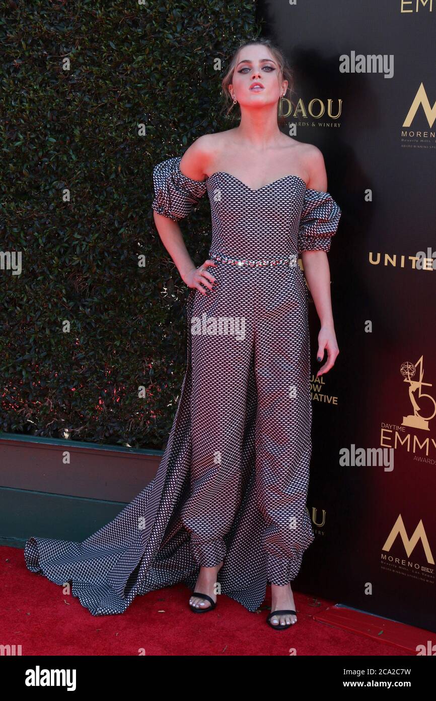 LOS ANGELES - APR 27: Anne WInters at the 2018 Daytime Emmy Awards ...