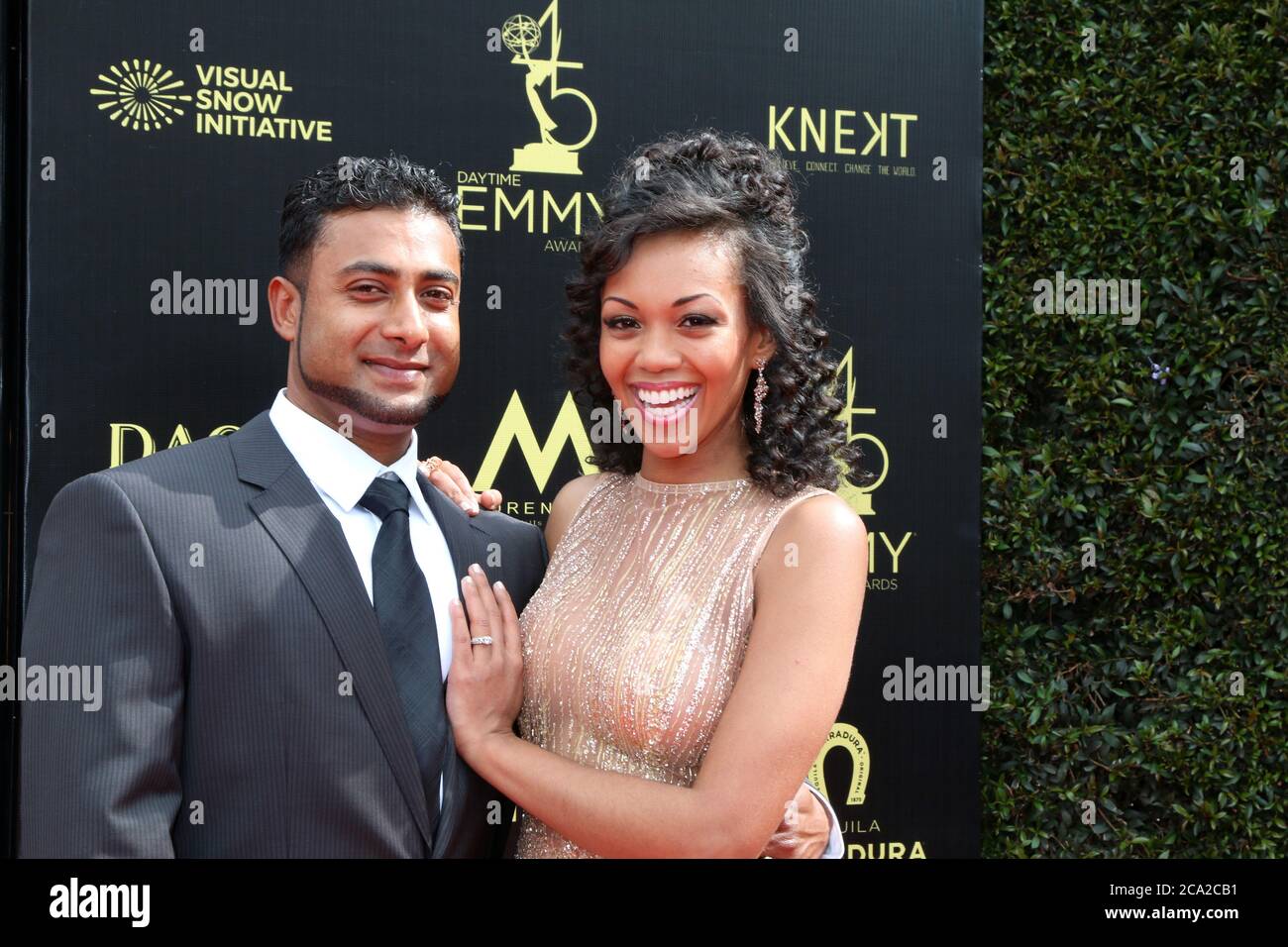 LOS ANGELES - APR 29: Navid Ali, Mishael Morgan at the 45th Daytime ...