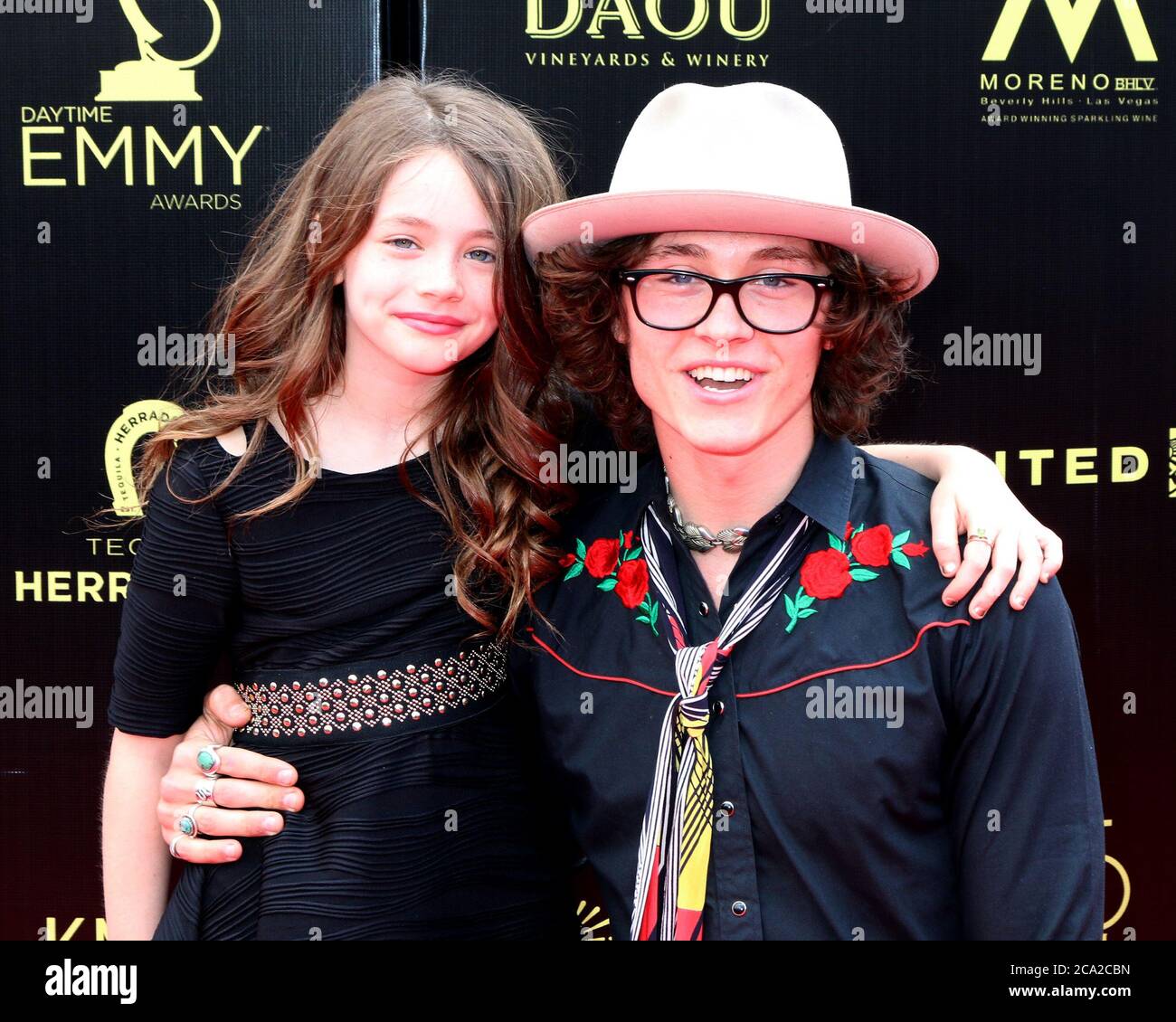 LOS ANGELES - APR 29: Sister, Tristan Lake Leabu at the 45th Daytime ...